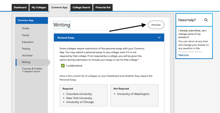 How to (Quickly) Format Your Common App Essay - College Transitions