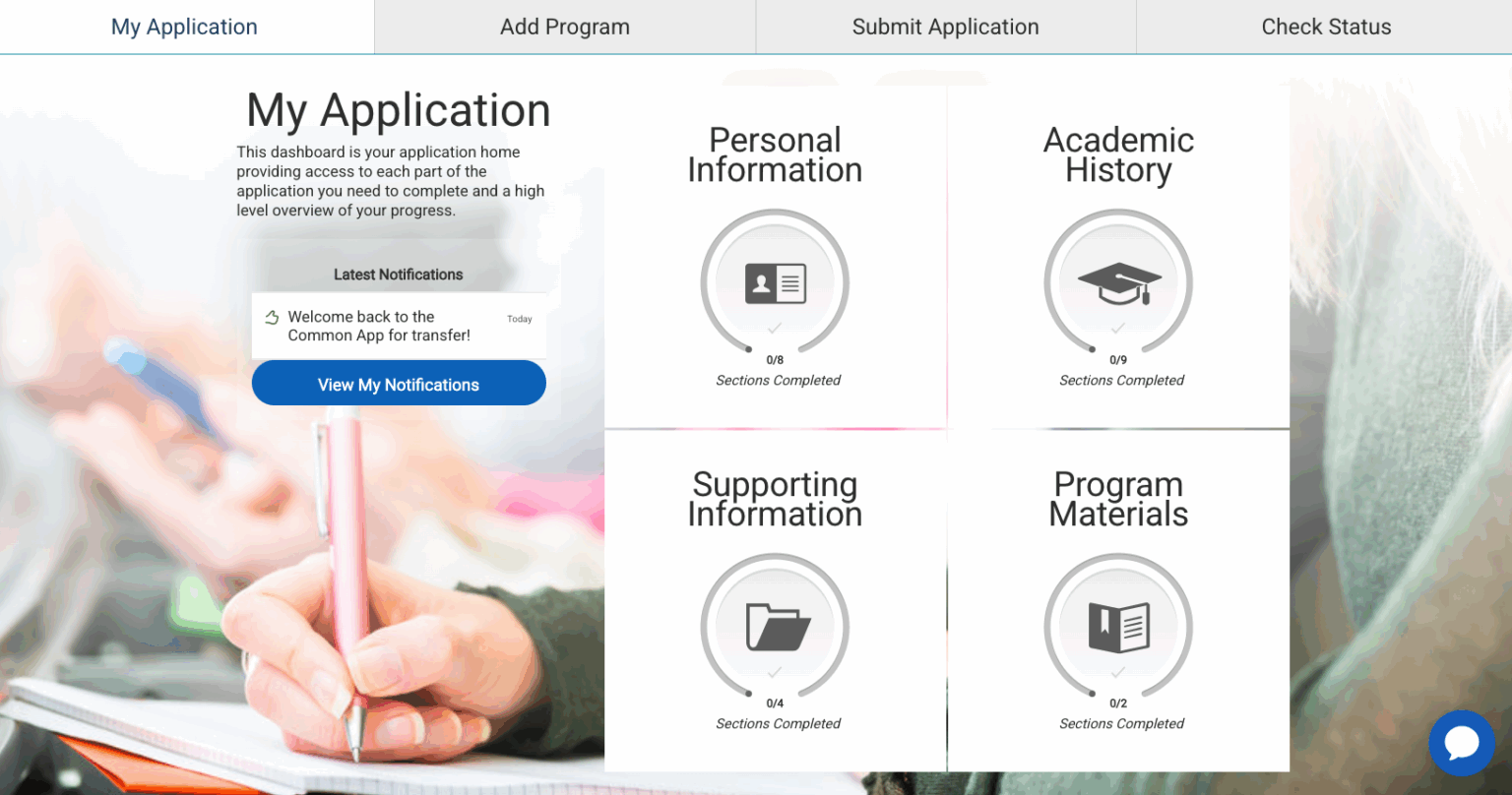 How to Complete the Common App Transfer Application
